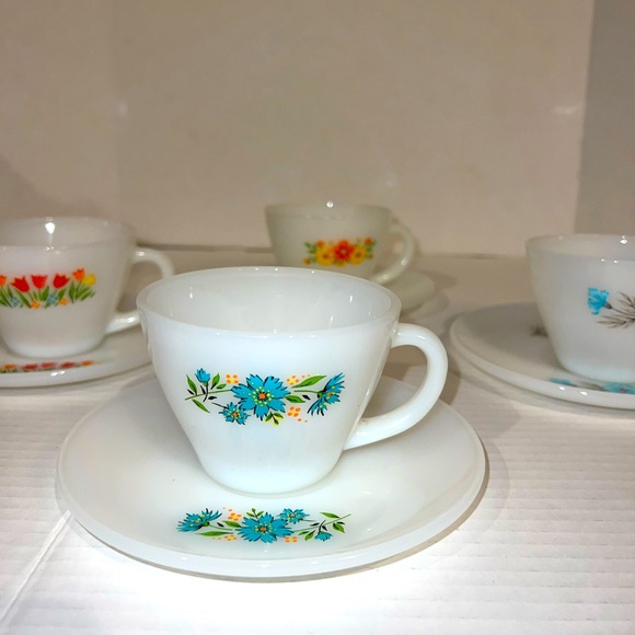 Anchor Hocking | Kitchen | Vintage Anchor Hocking Fire King Milk Glass ...